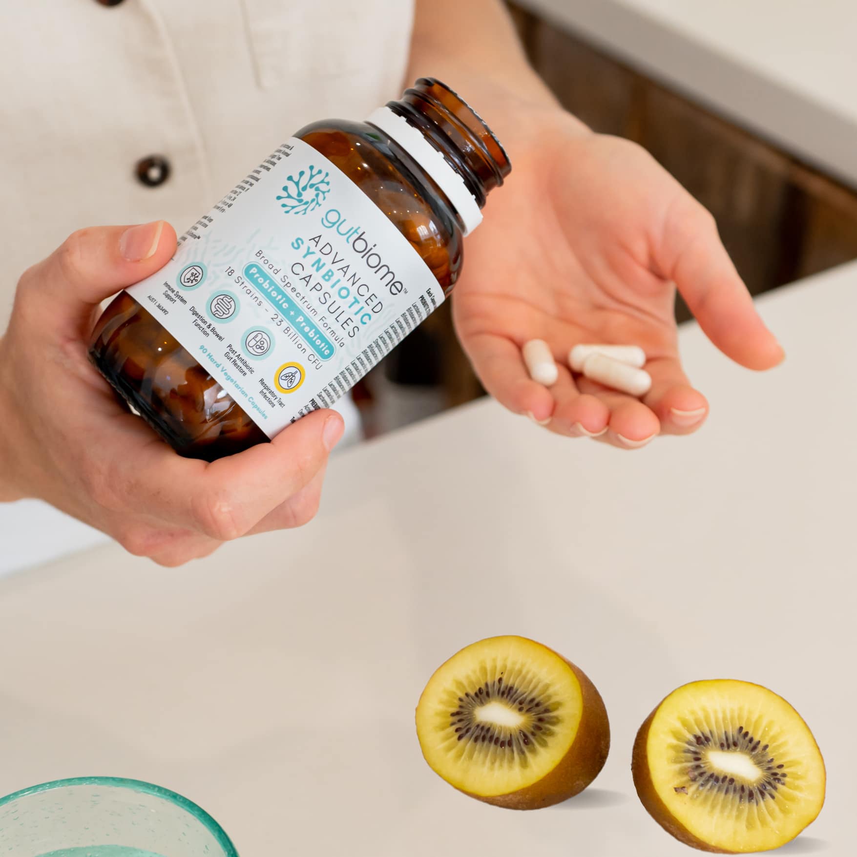 GUTBIOME ADVANCED SYNBIOTIC CAPSULES - Gutbiome